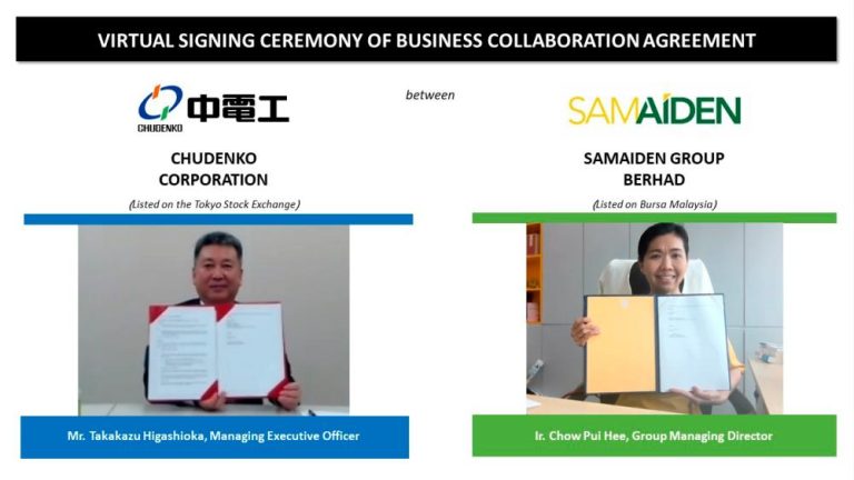 Samaiden enters partnership with Tokyo-listed Chudenko – Samaiden